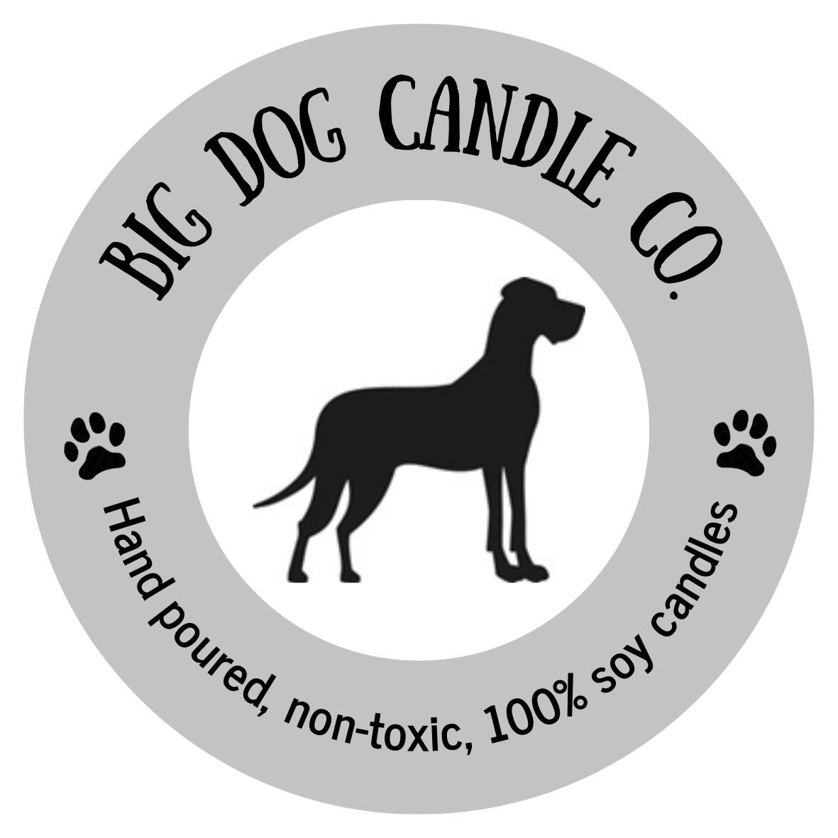 Big Dog Candle Co logo Big Dog Candle Co logo